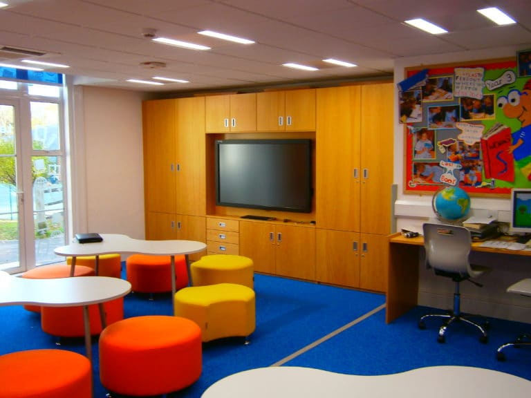 School Teaching Walls & Storage Walls. Modular & Smart - Witley Jones